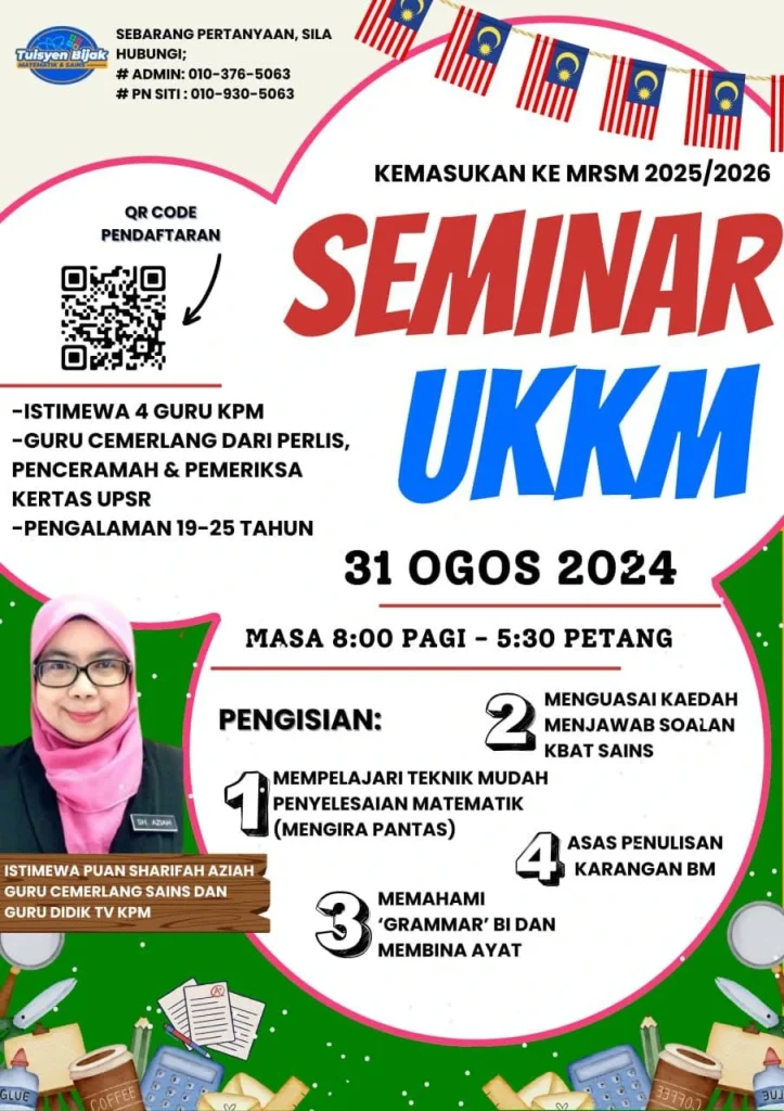 Seminar UKKM dan PKSK - Bijak Matematik Sains